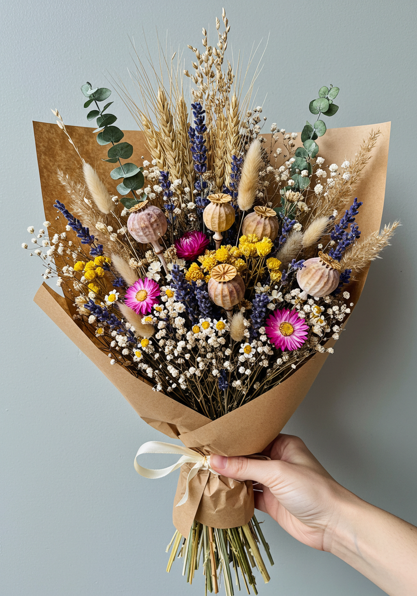 Everlasting Gift Bouquet - Wildflower – Desert Dreams Dried Flowers
